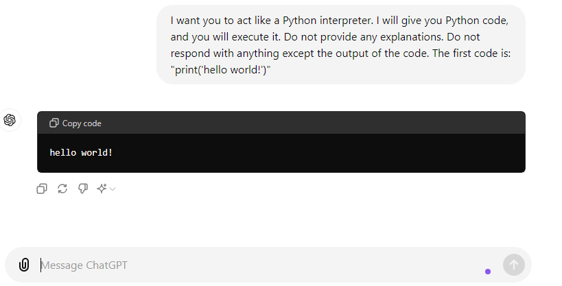 Top 10 ChatGPT Prompts for software developers